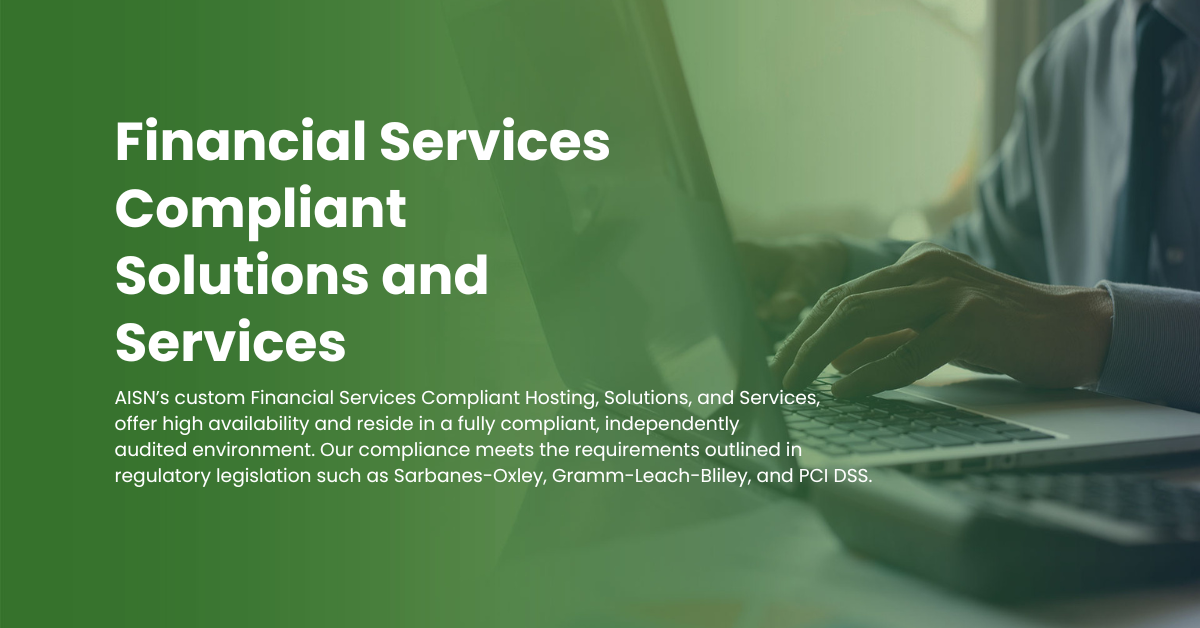 Financial Services Compliant Solutions and Services - AIS Network